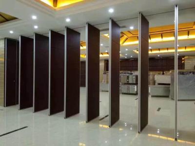 China 85mm Thick Acoustic Room Divider with Aluminium Sliding Track for Hotels for sale