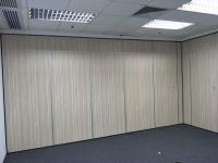 China Movable Hotel Banquet Hall Folding Partition Walls Floor to Ceiling 65mm 100mm Aluminum Frame for sale