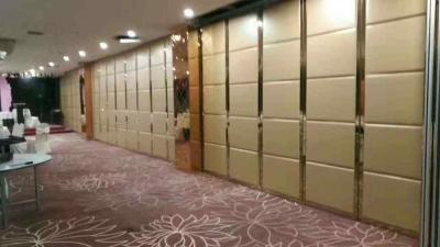 China Soundproof Acoustic Folding Movable Partition Walls 65mm 85mm 100mm Fabric Sliding Doors for sale