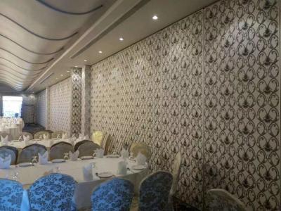 China Customized BUNGE Interior Wood Folding Partition Walls 85mm Thickness for sale