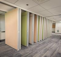 China Customized MDF Folding Acoustic Room Dividers - 65mm to 100mm Thickness, 32-55dB Sound Insulation for sale