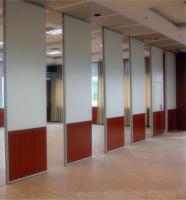China MDF Finish Acoustic Movable Partition Wall 65mm 32dB Rw Interior Room Divider for sale