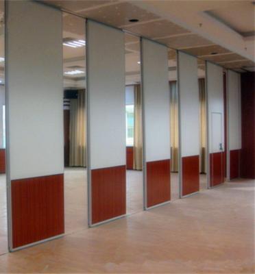 China MDF Finish Acoustic Movable Partition Wall 65mm 32dB Rw Interior Room Divider for sale