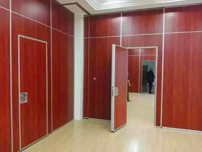 China Wooden Aluminum Frame Acoustic Partition Wall 65mm 100mm Commercial Furniture for sale