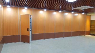 China Floor To Ceiling Acoustic Folding Partition Walls System Singapore Customized Color for sale