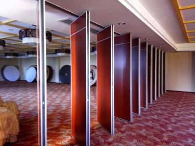 China Modern Acoustic Movable Wall Panels 800mm Width / Sliding Folding Partition for sale