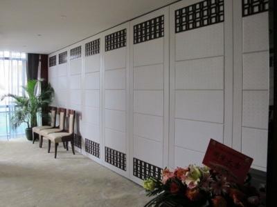 China MDF Aluminum Sliding Partition Walls 65mm 80mm 100mm Acoustic Conference Room for sale