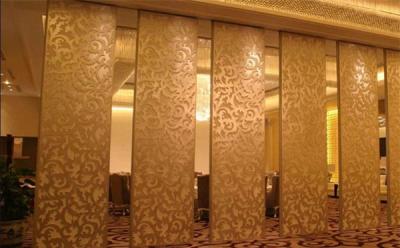 China Function Hall Top Suspended Acoustic Partition Wall Panel Standard Thickness 65mm 80mm 100mm for sale