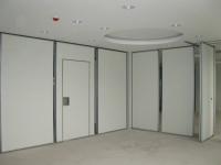 China Aluminum Alloy MDF Movable Room Partition Wall 65-100mm Thickness 4000-18000mm Height for sale