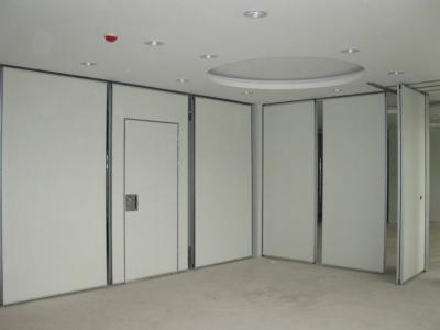 China Aluminum Alloy MDF Movable Room Partition Wall 65-100mm Thickness 4000-18000mm Height for sale