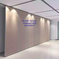 China Conference Room Sound Proof Operable Partition Walls With MDF + Aluminum Material for sale