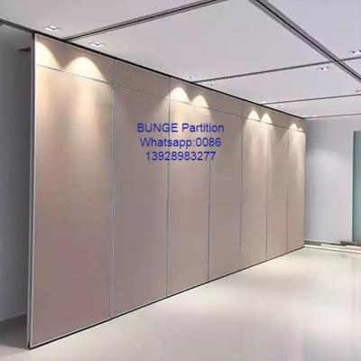 China Conference Room Sound Proof Operable Partition Walls With MDF + Aluminum Material for sale