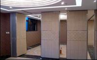 China Custom Hanging Track Roller Soundproof Folding Partition Walls / Movable Room Dividers for sale