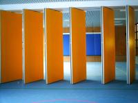 China Aluminium Frame Soundproof Sliding Room Divider 600-1200mm Panel Width Movable Partition Wall for sale