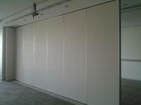 China Movable Soundproof Office Partition Walls 85mm Aluminum Sliding Track System for sale