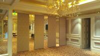 China Office Folding Partition Walls , Melamine Surface Operable Sliding Interior Room Dividers for sale