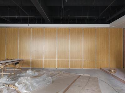 China Multi Color Aluminium Trolley Sliding Folding Doors Banquet Hall Partition Wall System 65mm 100mm for sale