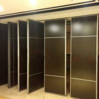 China Ultra High Foldable Movable Partition Walls 85mm Thickness 10ft Height for Banquet Restaurant Church for sale