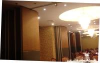 China Aluminum Hanging System Acoustic Partition Wall 65mm 85mm 100mm Sliding Room Divider for sale