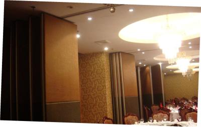 China Aluminum Hanging System Acoustic Partition Wall 65mm 85mm 100mm Sliding Room Divider for sale