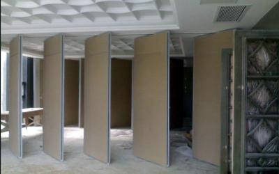 China Gymnasium Operable Partition Walls Panel System / Removable Sliding Partition Doors for sale