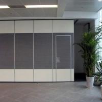 China Fireproof Acoustic Room Dividers 65mm 100mm Commercial Sliding Partition Wall for sale