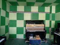 China Cinema Polyester Acoustic Panels , Decorative Fireproof Sound Absorption Board for sale