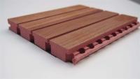 China 18mm Wooden Grooved Acoustic Panel for Music Room Easy Installation 2440x133mm for sale