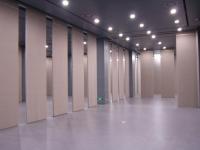 China Movable Aluminium Track Sliding Roller Hotel Folding Partition Wall 65mm 85mm 100mm for sale