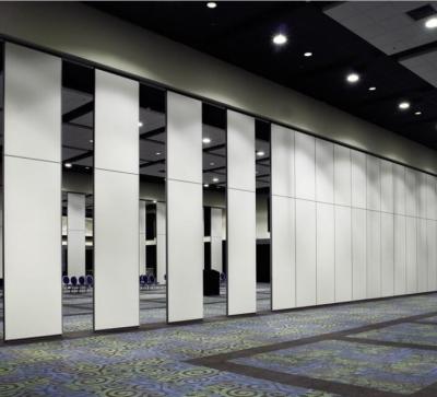 China Aluminum Sliding Movable Partition Wall System 65-100mm Thickness Up to 15000mm Height for sale