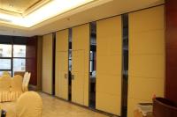 China Sound Proof MDF Board Fabric Finish Movable Folding Partition Walls 65mm 85mm 100mm Commercial Restaurant for sale