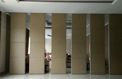 China Soundproof Operable Movable Acoustic Partition Wall With Aluminium Tracks Rollers for sale