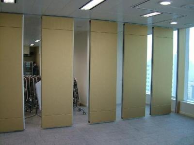 China Portable Soundproof Sliding Partition Walls 65mm 85mm 100mm for Banquet Halls for sale