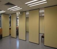 China Restaurant Acoustic Partition Wall , Floor To Ceiling Aluminium Operable Wall Systems for sale