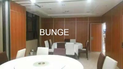 China Floor to Ceiling Soundproof Partitions for Banquet Hall 6 Meters Height Acoustic Room Dividers for sale
