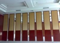 China Melamine Folding Sound Proof Partition 65mm 85mm 100mm Acoustic Room Divider for sale