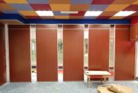 China Melamine Surface Folding Door Aluminium Profile Soundproof Room Divider Office Sliding Partition Wall 65mm 85mm 100mm for sale
