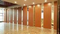 China Decorative Commercial Sliding Sound Proof Partition Wall 85mm Thickness for Restaurant Space Division for sale