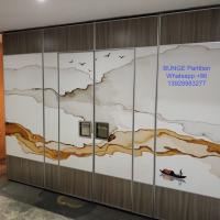 China Aluminum Sliding Ceiling Tracks System Folding Partition Walls For Conference Room for sale