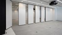 China Customized Acoustic Operable Folding Sliding Partition Walls / Doors Melamine Finish for sale