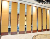 China Floor to Ceiling Folding Door Operable Partition Walls 65mm 85mm 100mm Acoustic Sliding Wall Panels for sale
