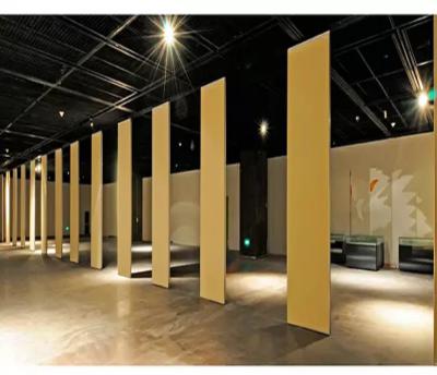 China Sliding Fireproof Acoustic Partition Wall Full Height Aluminum Active Laminate Surface for sale