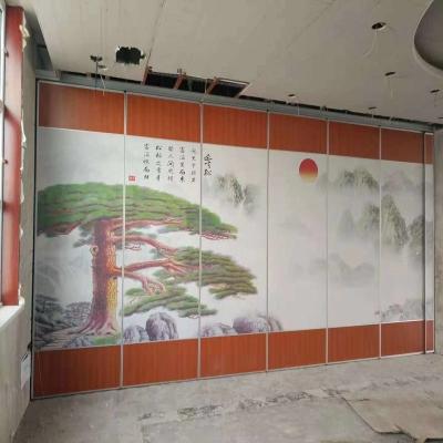 China Laminate Sound Absorbing Restaurant Movable Partition Walls Width 3 * 10550 Mm for sale
