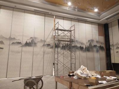 China Commercial Acoustic Partition Wall Panel 500-1200mm Width 100mm Thickness for sale