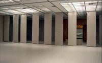 China Hotel Removable Acoustic Partition Wall Aluminium Frame Melamine Surface for sale