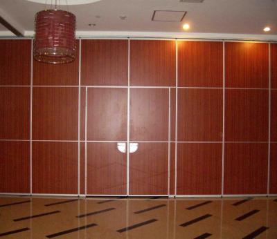 China 2000 Meter Height Soundproof Partition Wall / Hotel Movable Wooden Wall Dividers for sale