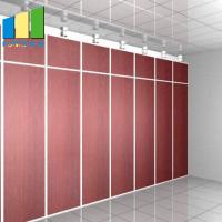 China Movable Wood Folding Partition Walls For Conference Room Decoration for sale