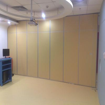 China Customized Movable Operable Restaurant Partition Wall Aluminum Frame MDF 65mm Panel for sale