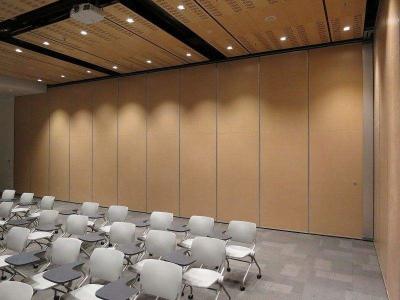 China BUNGE Acoustic Operable Room Dividers - 32dB to 50dB Sound Insulation, 65mm to 100mm Panel Thickness for Auditoriums for sale