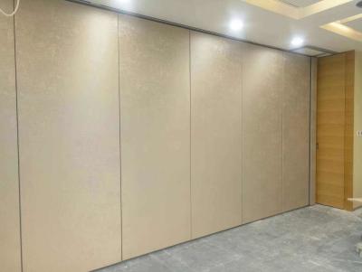 China Aluminum Acoustic Movable Partition Walls / Function Room Sliding Folding Partition for sale